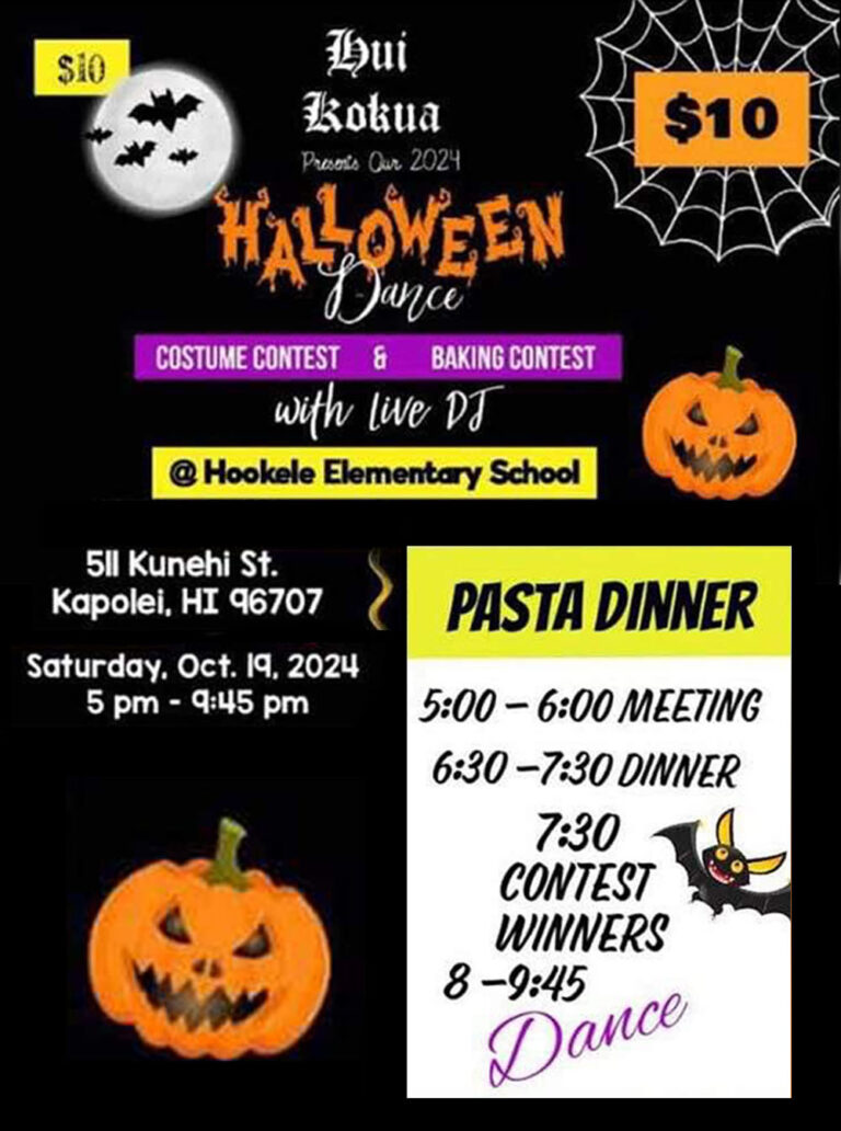 Hui Kokua Halloween Dance & Dinner – Alcoholics Anonymous on O'ahu